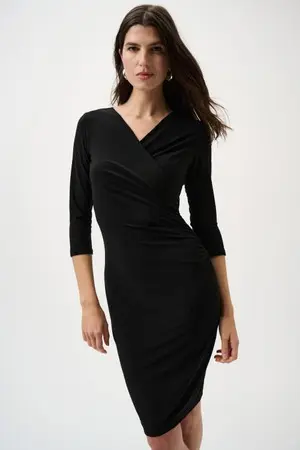 Joseph Ribkoff Wrap Sheath Dress