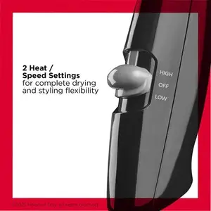 REVLON The Essential Compact Hair Dryer With 2 Heat Settings