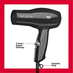 REVLON The Essential Compact Hair Dryer With 2 Heat Settings