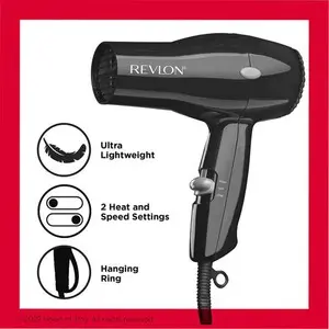 REVLON The Essential Compact Hair Dryer With 2 Heat Settings