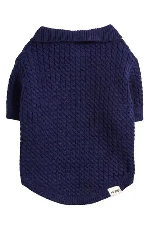 FURB Anchor Embroidered Collar Pet Sweater