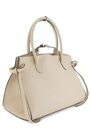 REE PROJECTS Large Bette Leather Tote - Beige