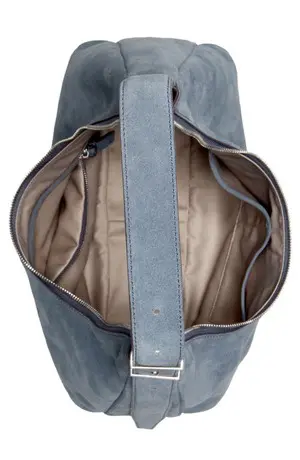 Rag & Bone Large Suede Hobo Bag - Blue