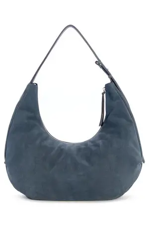 Rag & Bone Large Suede Hobo Bag - Blue