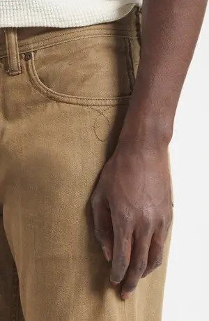 Double Rl Slim Fit Jeans - Medium Brown