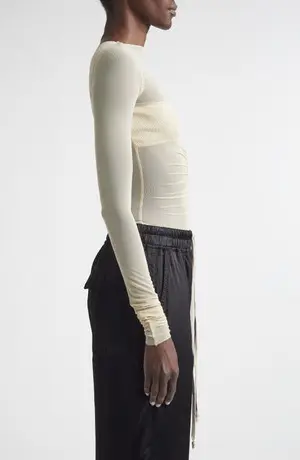 Rick Owens Temple Bandeau Tulle Top