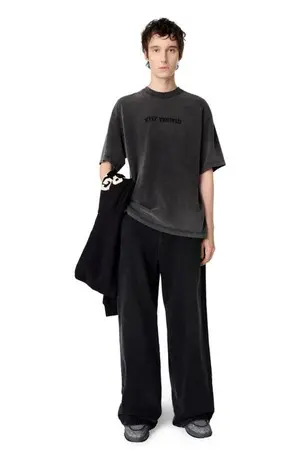Axel Arigato Distort Washed T-shirt - Black