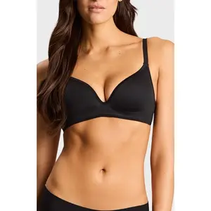Commando Flex Tech Wireless Seamless Bra - Black