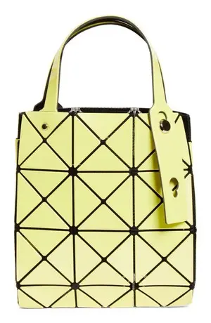 Issey Miyake Carat Top Handle Bag - Yellow