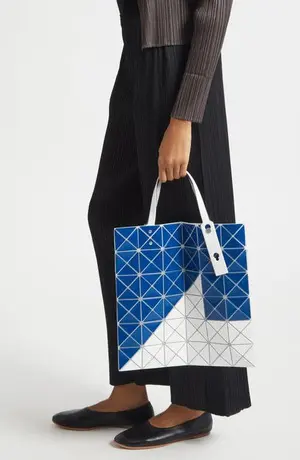 Issey Miyake Sign Prism Tote - Blue