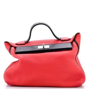 Hermès 24/24 35 Bicolor Bag - Red