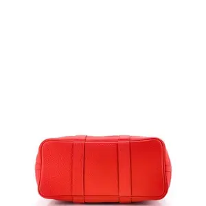 Hermès Garden Party Tote Toile And Leather 30 - Red