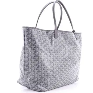Goyard Saint Louis Gm Tote Coated Canvas - Gray