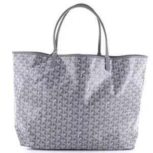 Goyard Saint Louis Tote Coated Canvas Gm - Grey