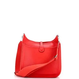 Hermès Evelyne Bag Gen Iii Clemence Pm - Rouge Tomate