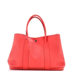 Hermès Garden Party Tote Leather 36 - Red