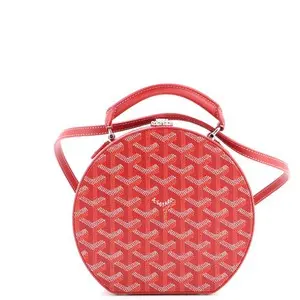Goyard Alto Hatbox Bag Coated Canvas - Red