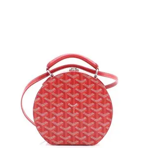 Goyard Alto Hatbox Bag Coated Canvas - Red