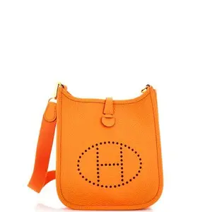 Hermès Evelyne Bag Gen III Clemence TPM Orange