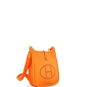 Hermès Evelyne Bag Gen Iii Clemence Tpm - Orange