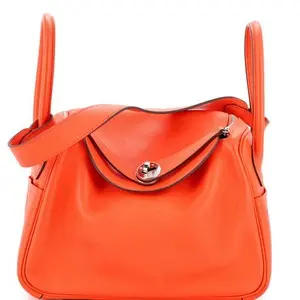 Hermès Lindy Evercolor 26 Handbag - Orange
