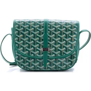 Goyard Belvedere Ii Messenger Bag Coated Canvas Pm - Green