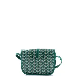 Goyard Belvedere Ii Messenger Bag Coated Canvas Pm - Green