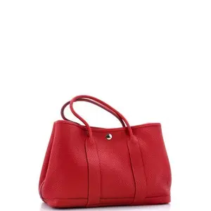 Hermès Garden Party Tote Leather 30 - Red