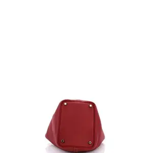 Hermès Picotin Lock Bag Clemence Pm - Red