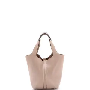 Hermès Picotin Bag Clemence Pm - Grey