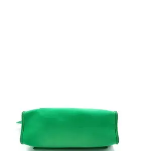 Hermès Herbag Zip Berline 31 Vache Canvas And Leather - Green