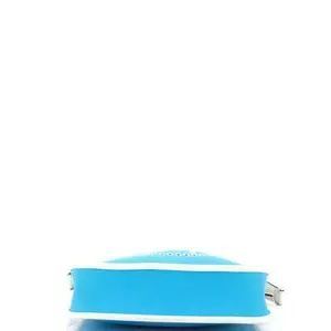 Hermès Neo Evelyne Bag Toile And Leather Pm - Blue