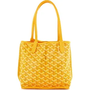 Goyard Anjou Reversible Tote Coated Canvas Mini - Yellow