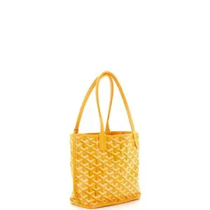 Goyard Anjou Reversible Tote Coated Canvas Mini - Yellow