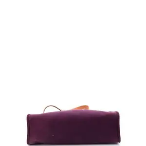 Hermès Herbag Zip Leather And Toile 31 - Red