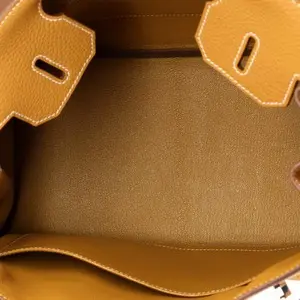 Hermès Birkin Handbag Clemence With Palladium Hardware 30 - Brown