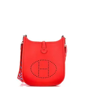 Hermès Evelyne Tpm Crossbody - Red