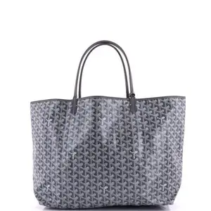 Goyard Saint Louis Gm Coated Canvas Tote - Gray