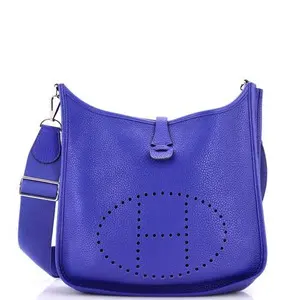 Hermès Evelyne Bag Gen Iii Clemence Pm - Blue