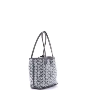 Goyard Anjou Reversible Tote Coated Canvas Mini - Grey