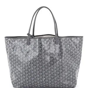 Goyard Saint Louis Tote Coated Canvas Gm - Grey