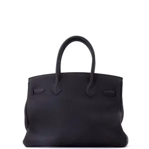Hermès Birkin Handbag Togo With Gold Hardware 30 - Black