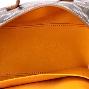 Goyard Saigon Top Handle Bag Coated Canvas With Leather Mini - Brown