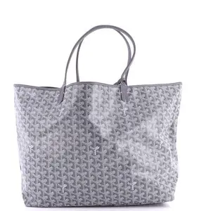 Goyard Saint Louis Tote Coated Canvas Gm - Grey