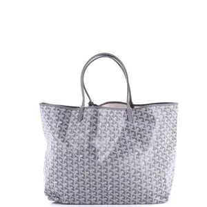Goyard Saint Louis Tote Coated Canvas Gm - Grey