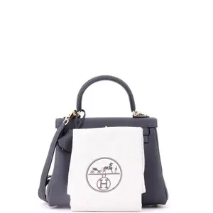 Hermès Kelly Handbag Verso Swift With Permabrass Hardware 25