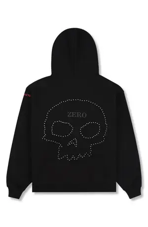 PLEASURES X Zero Skateboards Dane Studded Hoodie