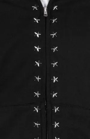 PLEASURES X Zero Skateboards Dane Studded Hoodie