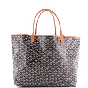 Goyard Saint Louis Tote Coated Canvas Gm - Brown