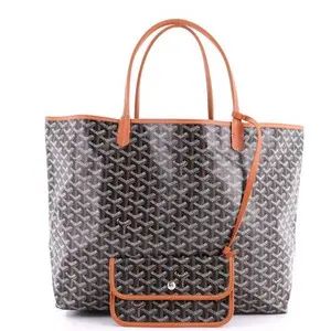 Goyard Saint Louis Tote Coated Canvas Gm - Brown